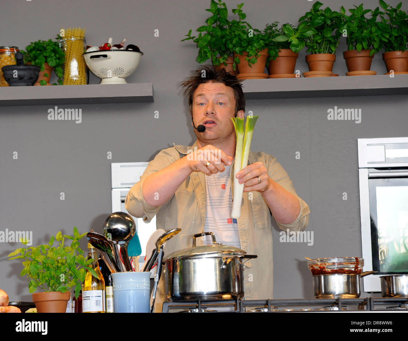 Jamie Oliver attends the Taste of London Festival held at Regent's Park ...