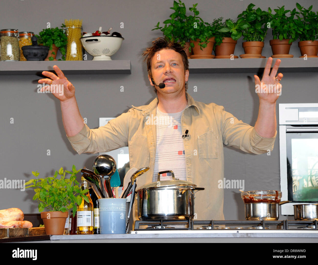 Jamie Oliver attends the Taste of London Festival held at Regent's Park ...