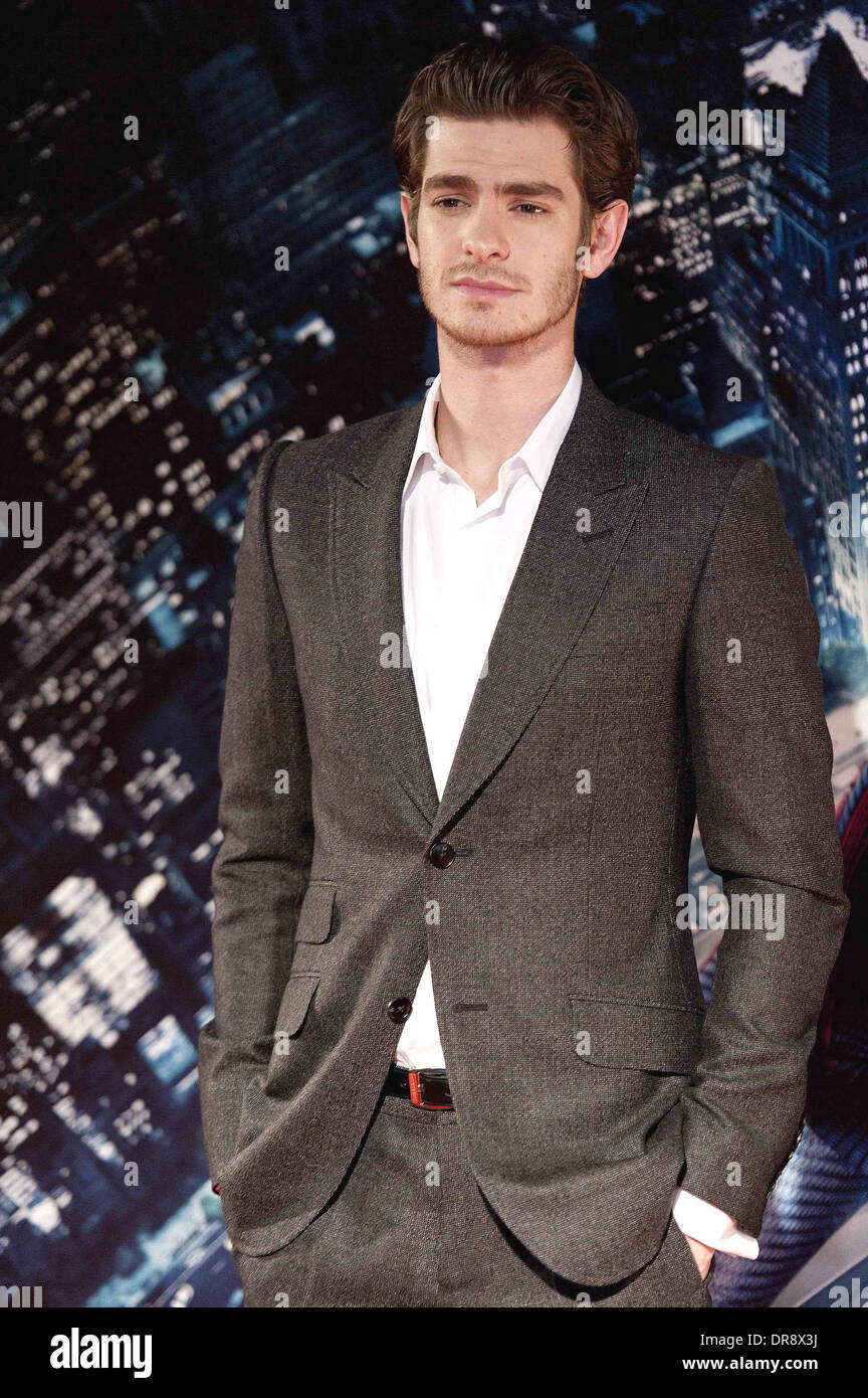Andrew Garfield The Italian premiere of 'The Amazing Spider-Man' at ...