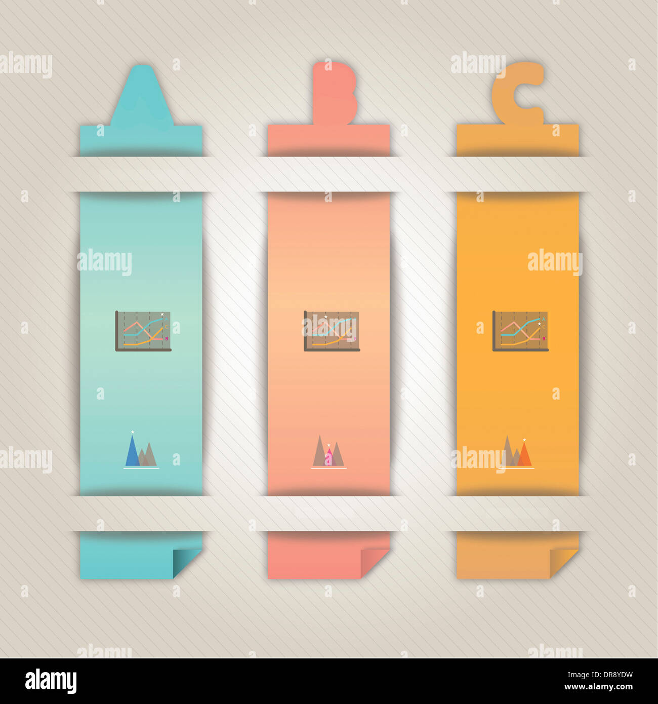 illustration template of memo tags Stock Photo - Alamy