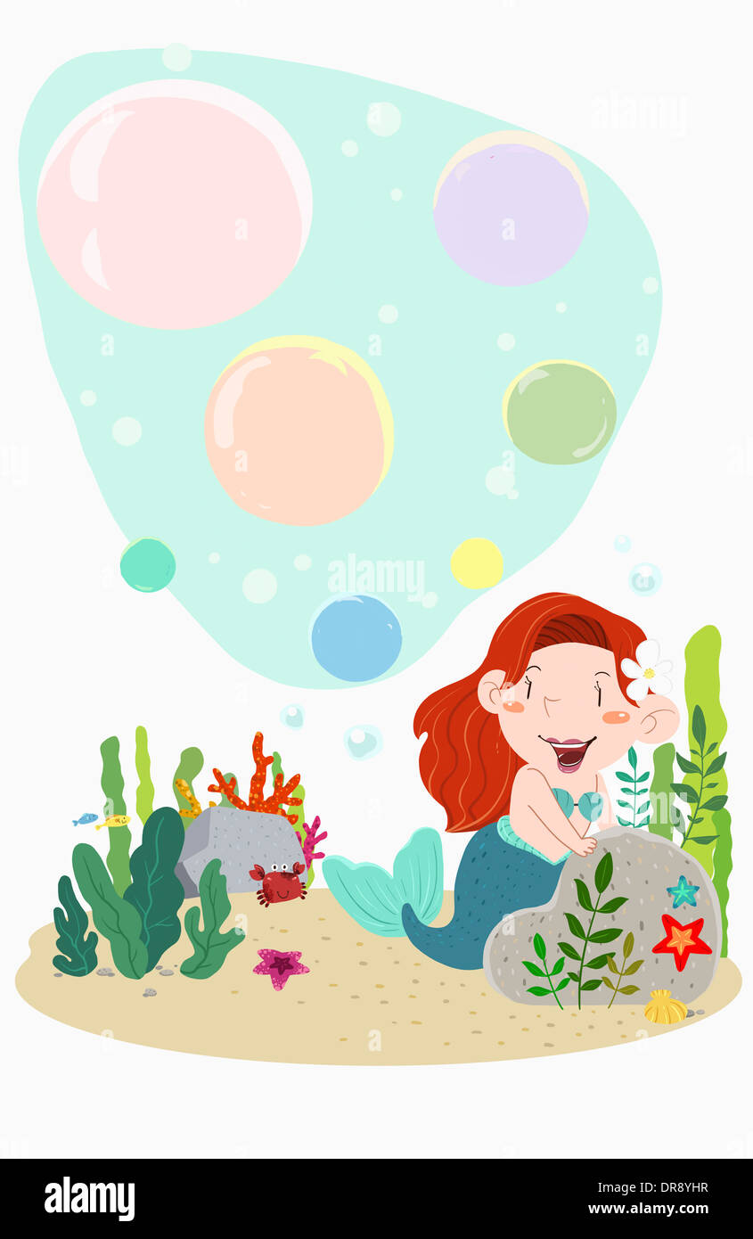 Mermaid fun Cut Out Stock Images & Pictures - Alamy