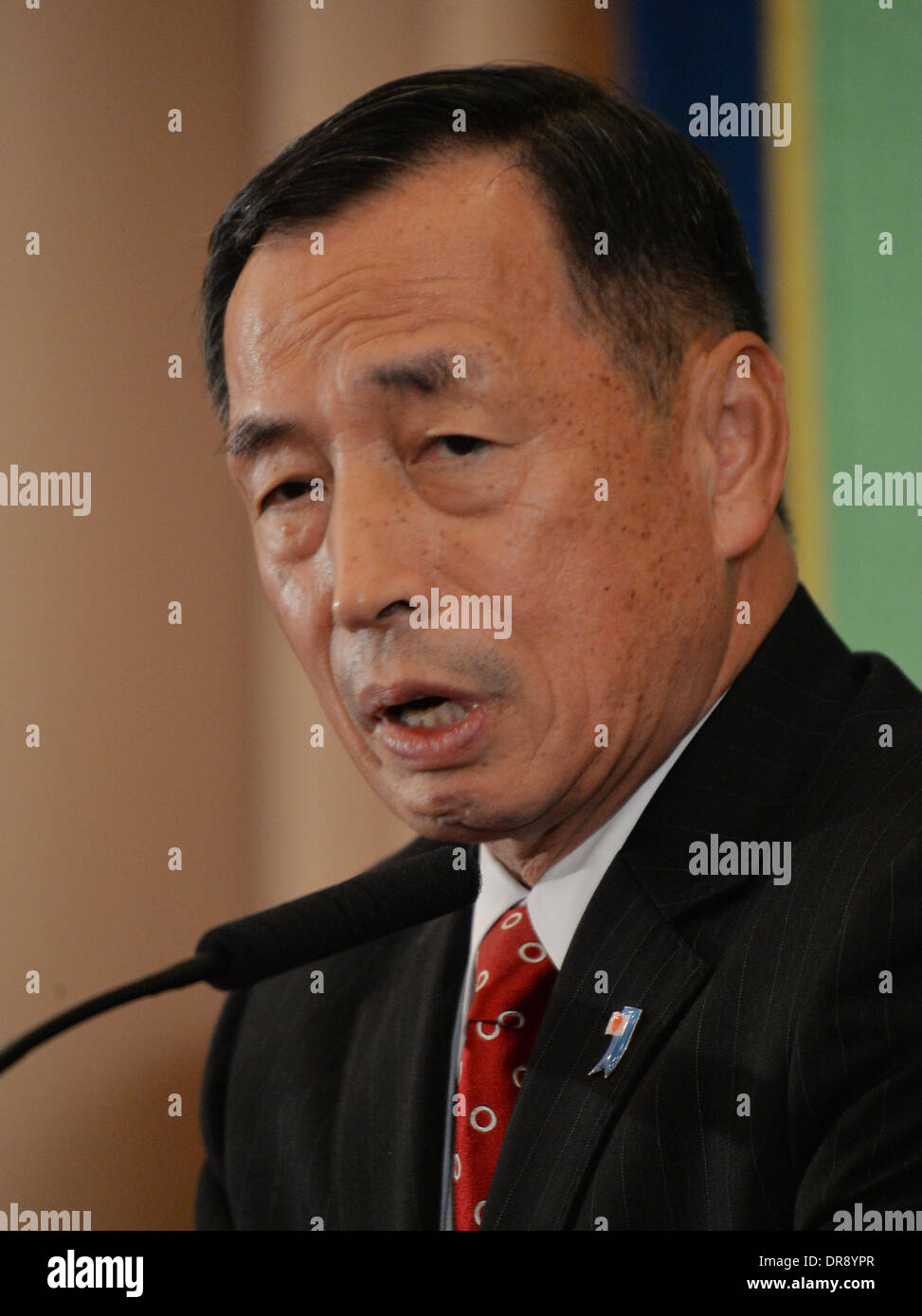 Tokyo, Japan. 22nd Jan, 2014. Toshio Tamogami, former chief of staff of ...