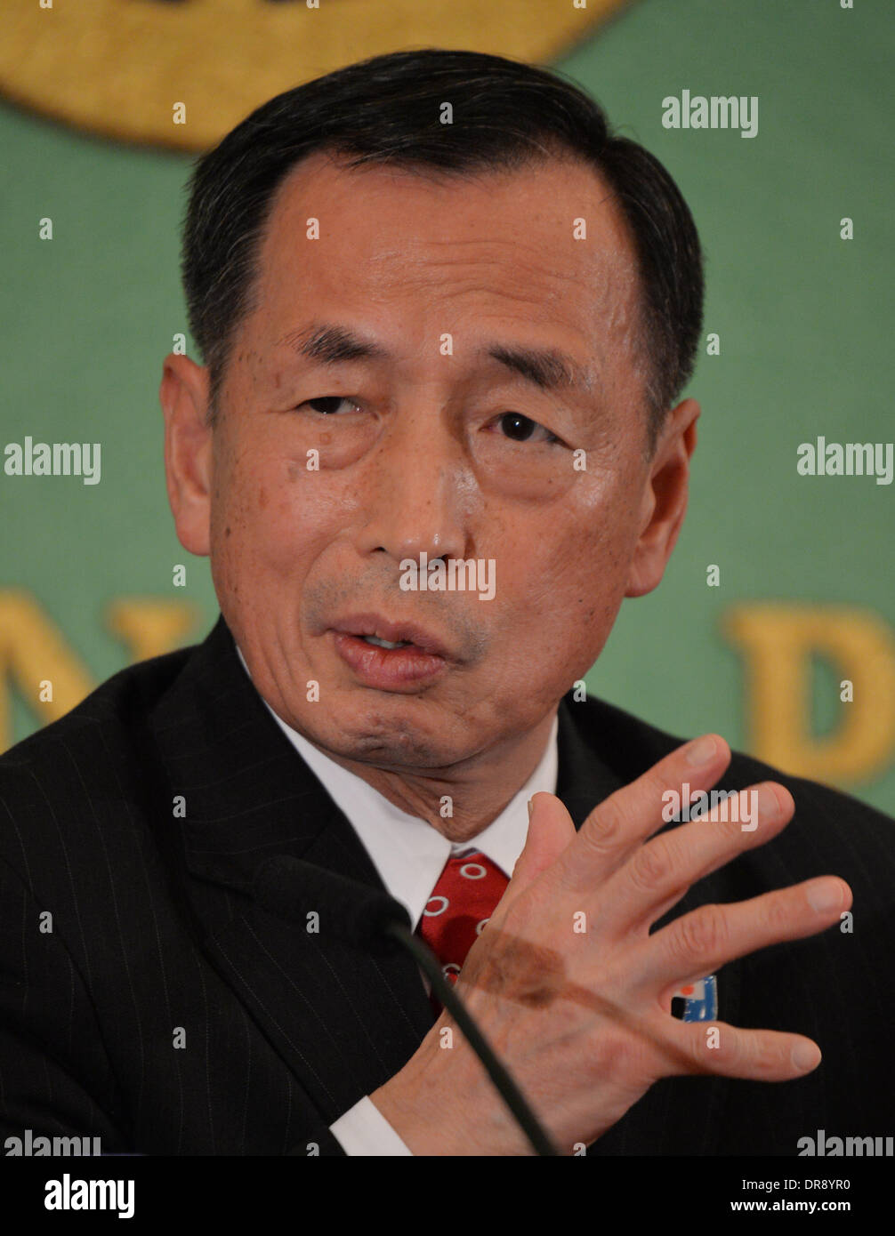 Tokyo, Japan. 22nd Jan, 2014. Toshio Tamogami, former chief of staff of ...