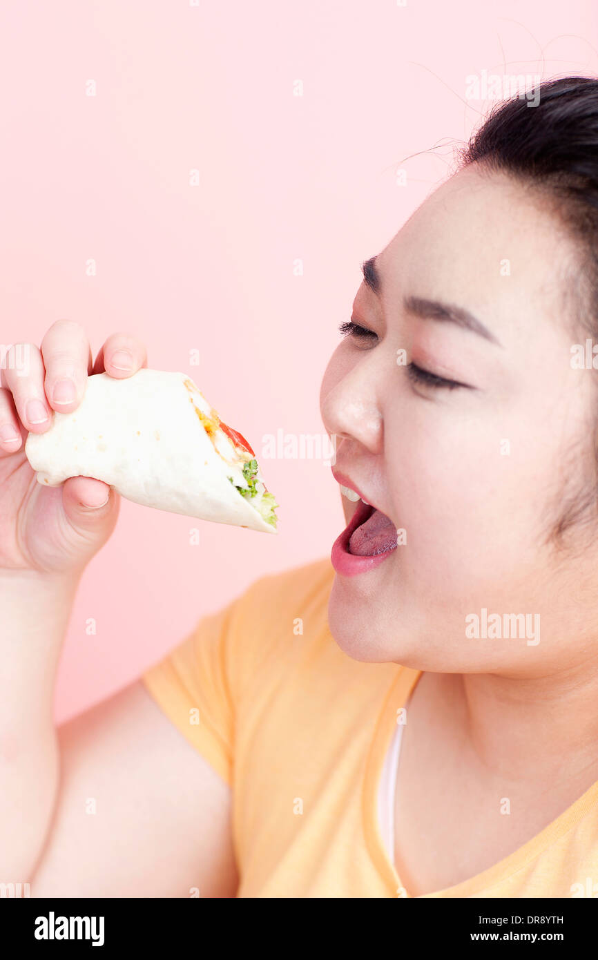 Human sandwich hi-res stock photography and images - Alamy