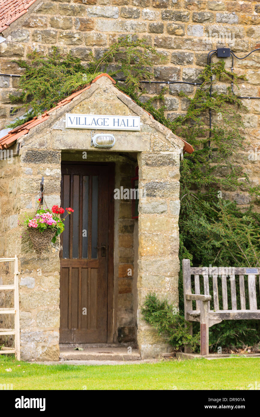 Village Hall Levisham Ryedale North Yorkshire England Stock Photo - Alamy