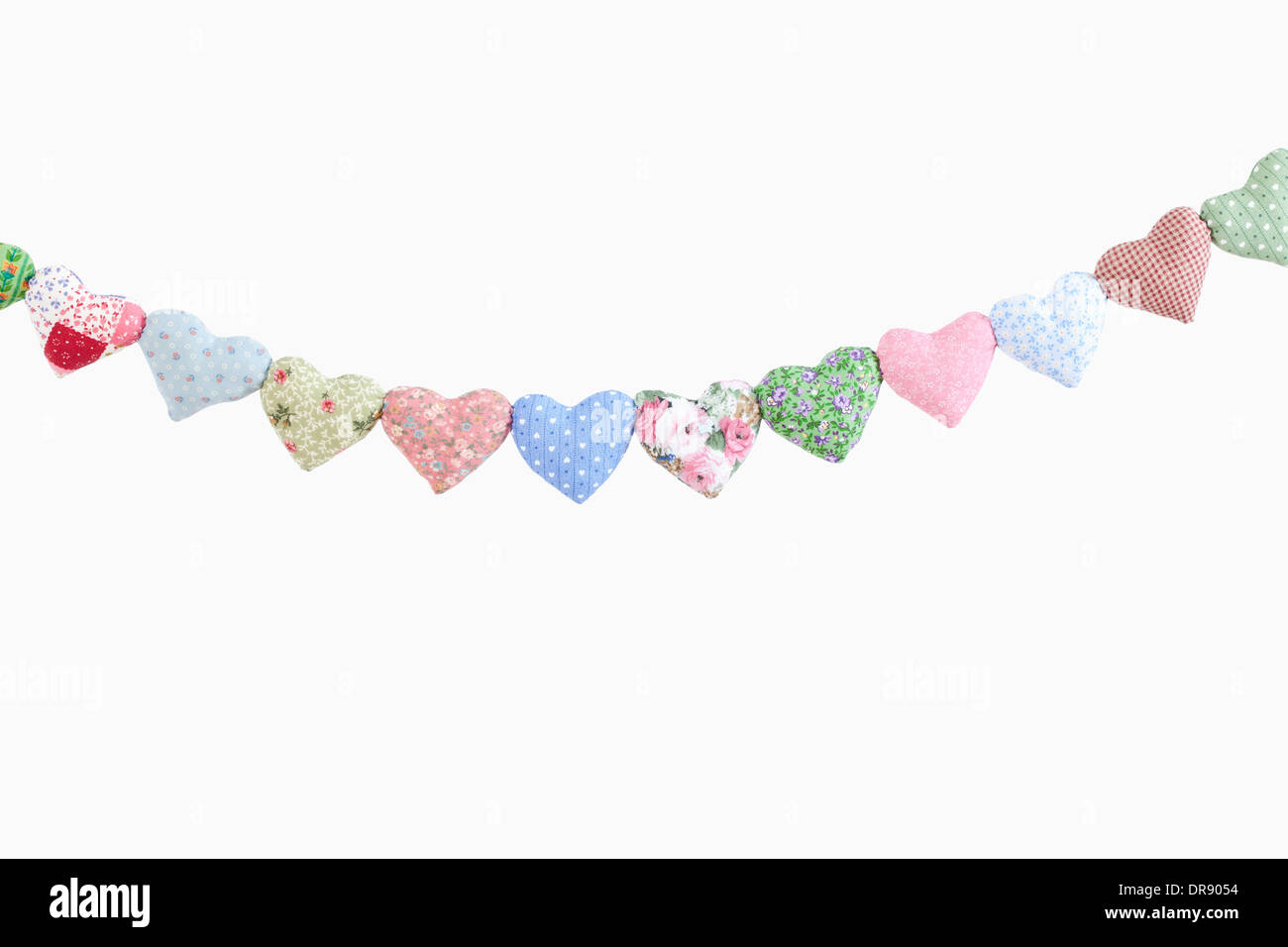 different colors of heart shapes along each other Stock Photo - Alamy