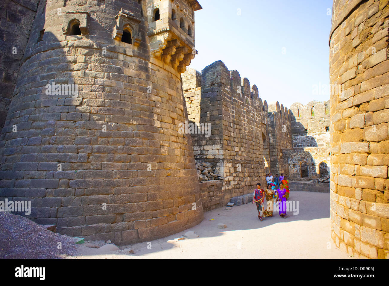 Daulatabad Fortress, India Stock Photo - Alamy