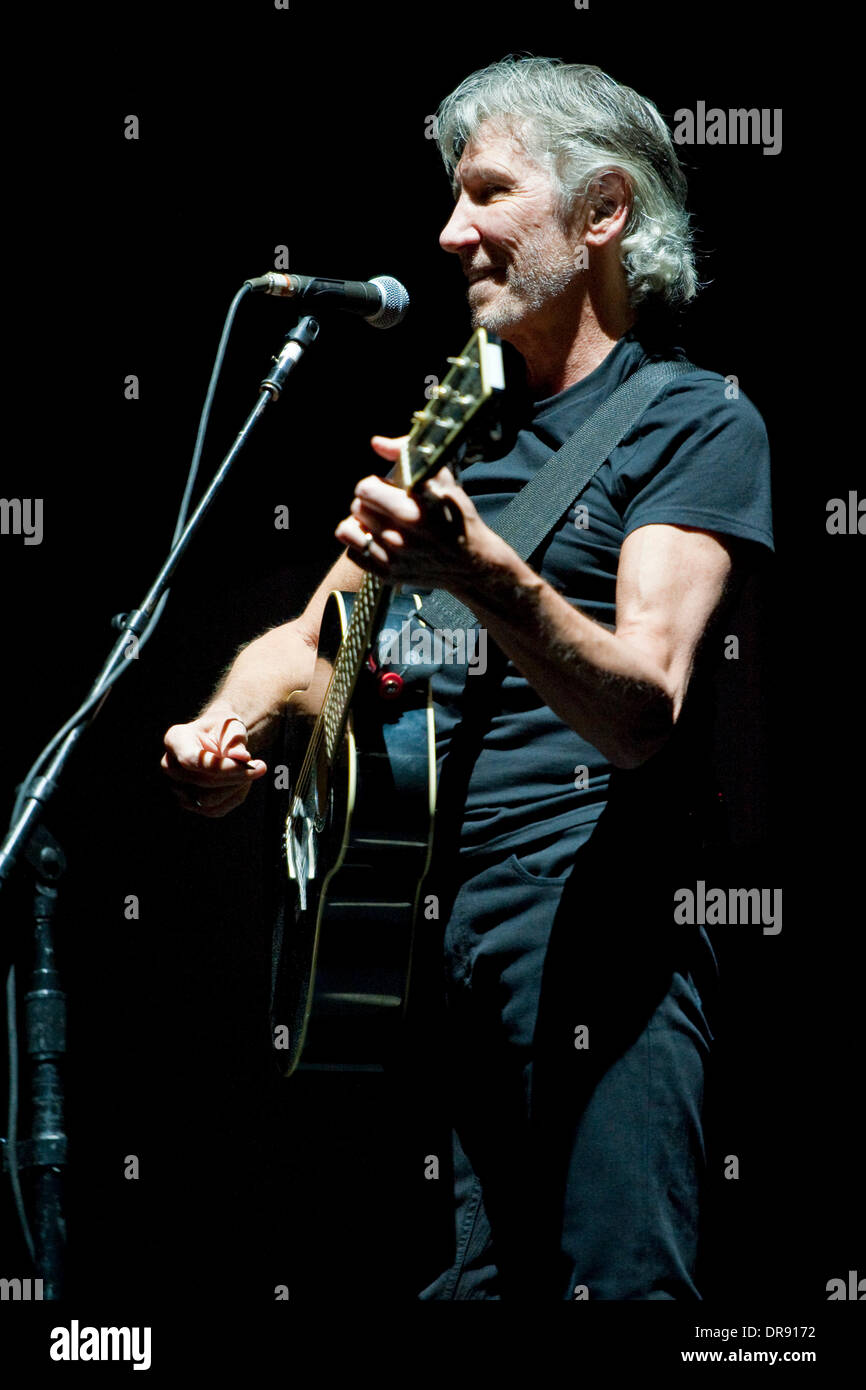 Roger Waters performs "The Wall" live in concert at Wrigley Field in ...