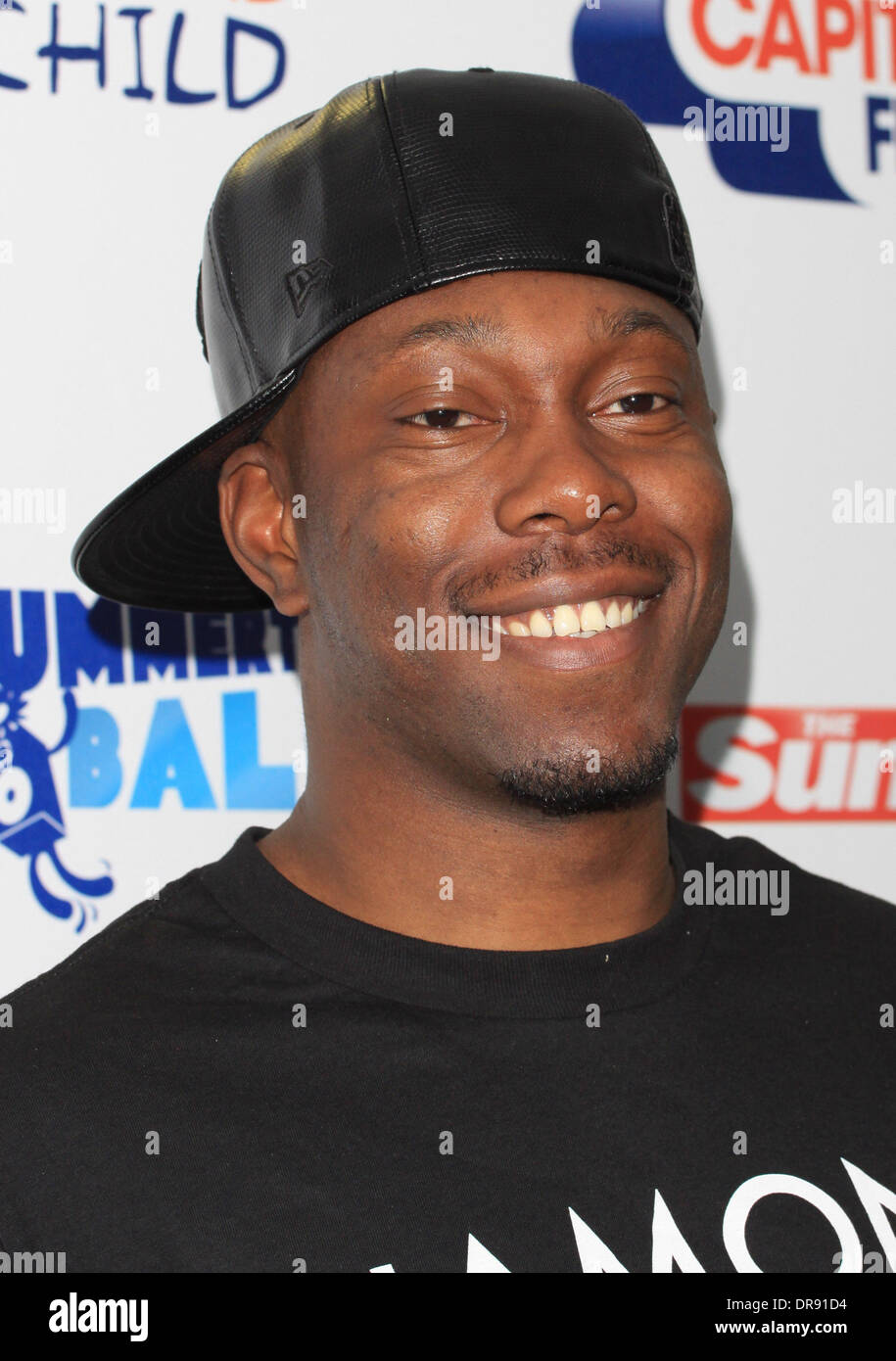 Dizzie Rascal Capital FM Summertime Ball held at Wembley Stadium - Red ...