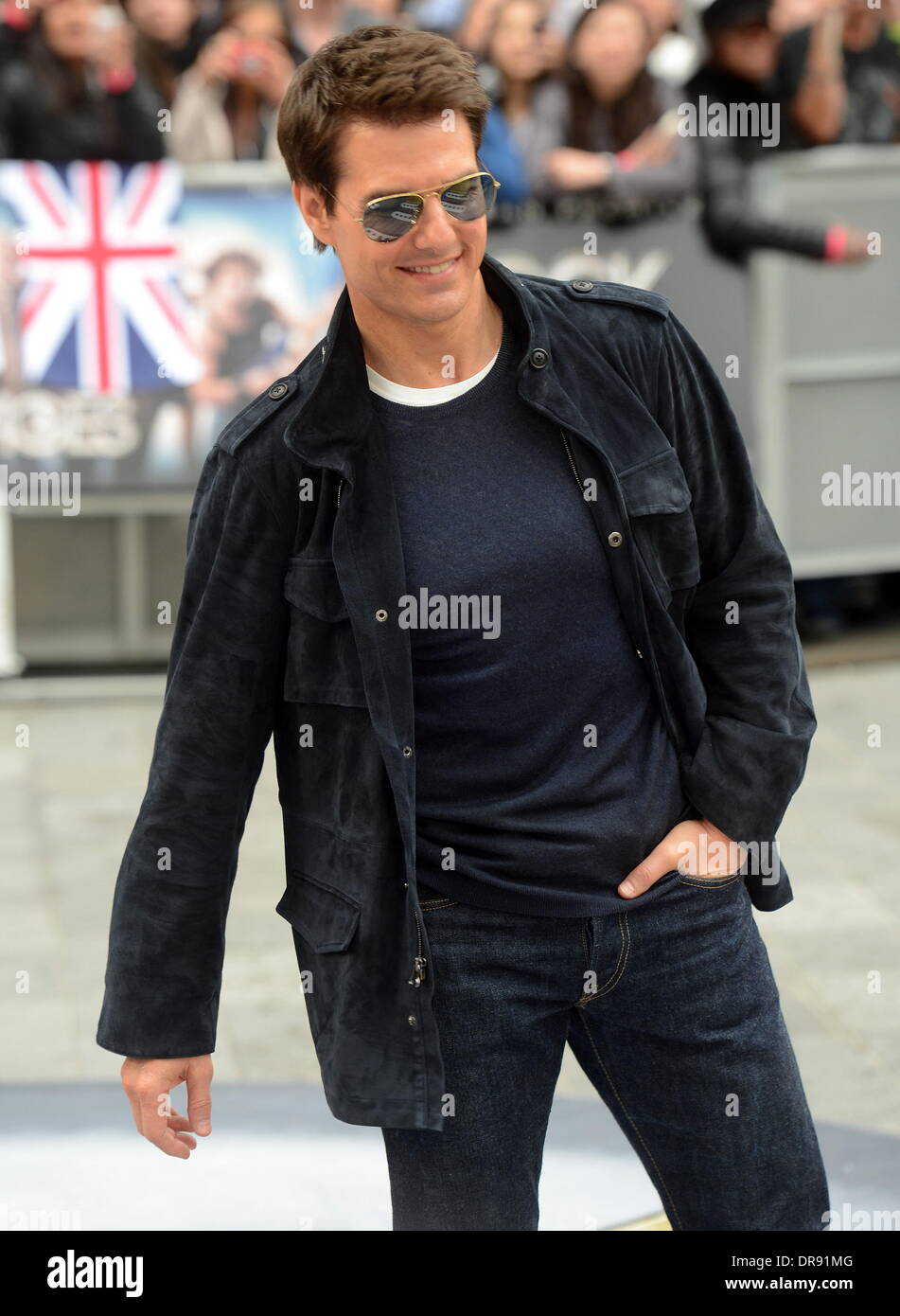 Tom Cruise at the premiere of Rock Of Ages at Odeon, Leicester Square ...