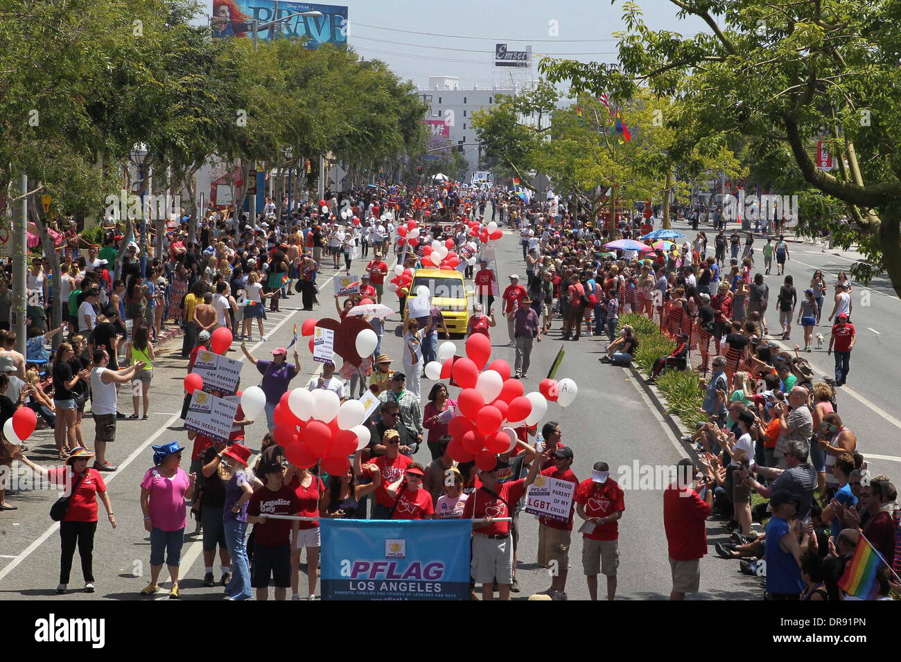 Atmosphere LA Pride Parade Los Angeles, California - 10.06.12 Mandatory ...