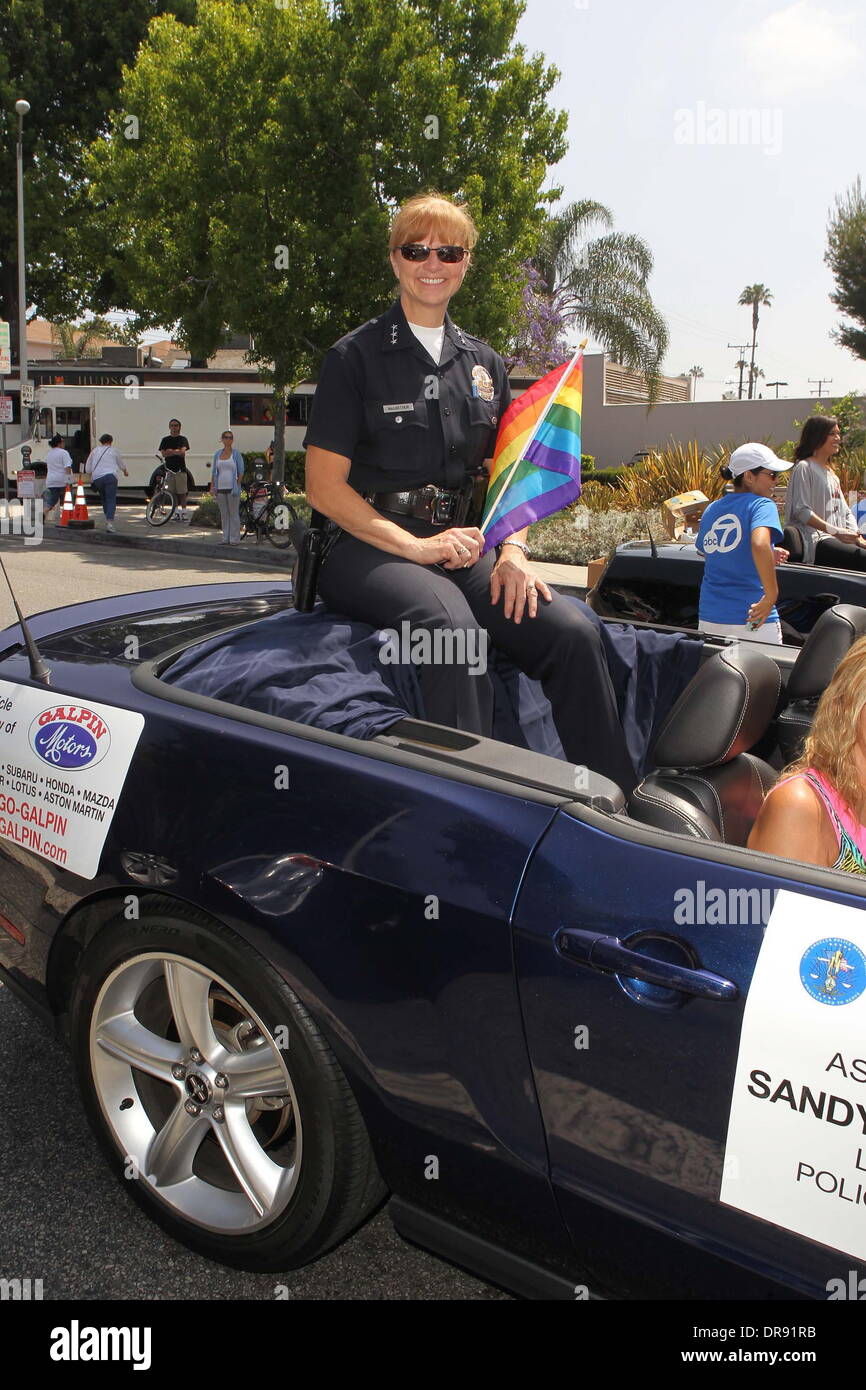 LAPD Deputy Chief Sandy Jo MacArthur LA Pride Parade Los Angeles ...