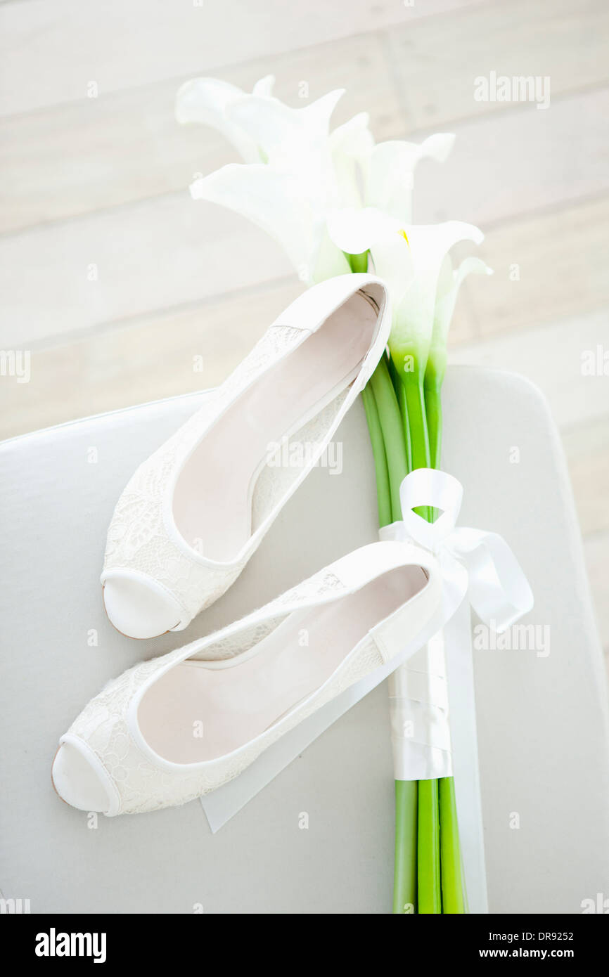 White heels hi-res stock photography and images - Alamy