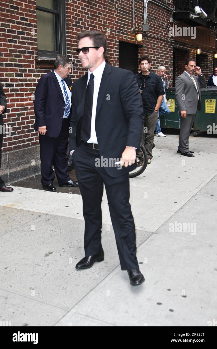 Mark Wahlberg 'The Late Show with David Letterman' at the Ed Sullivan ...