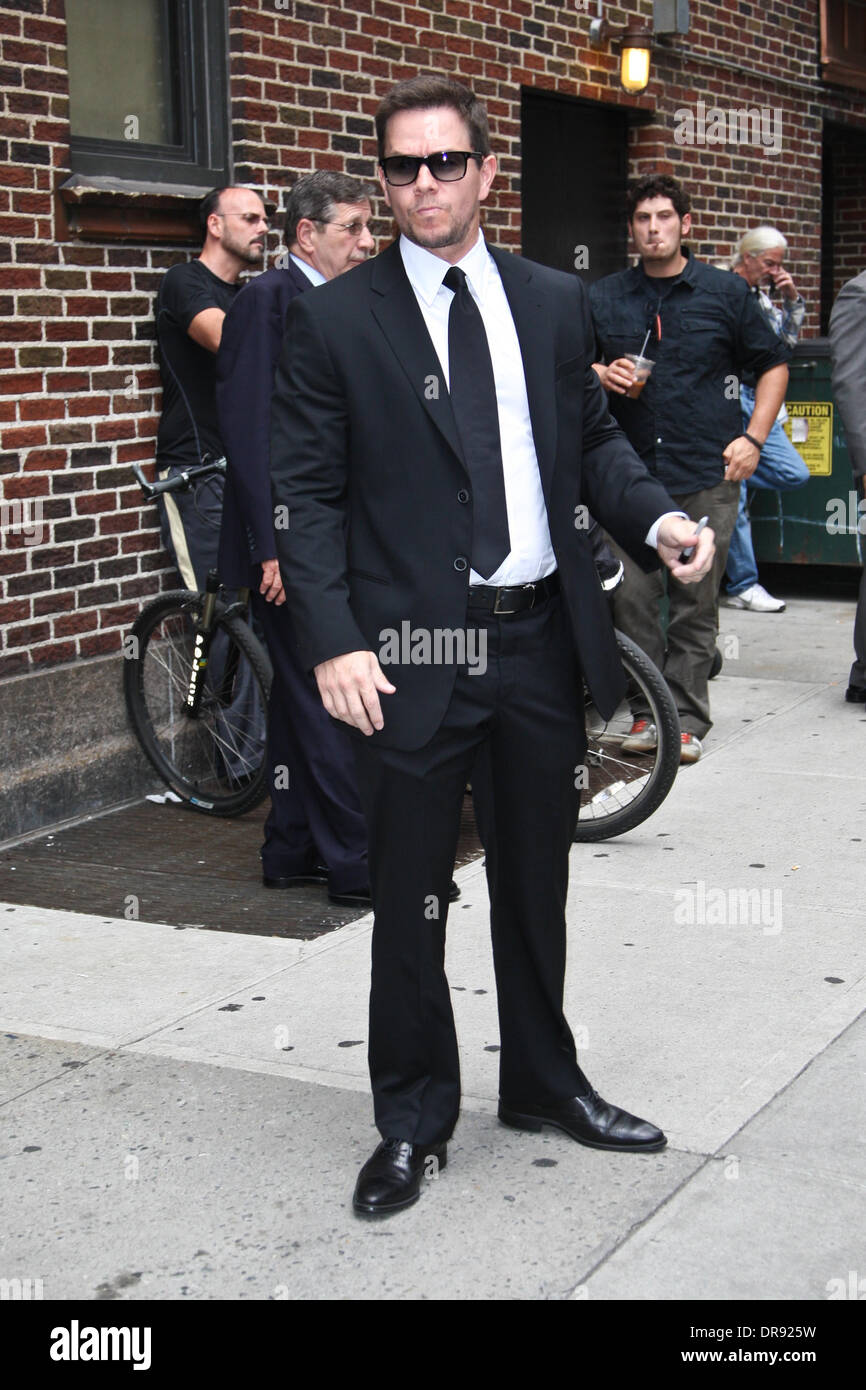 Mark Wahlberg 'The Late Show with David Letterman' at the Ed Sullivan ...