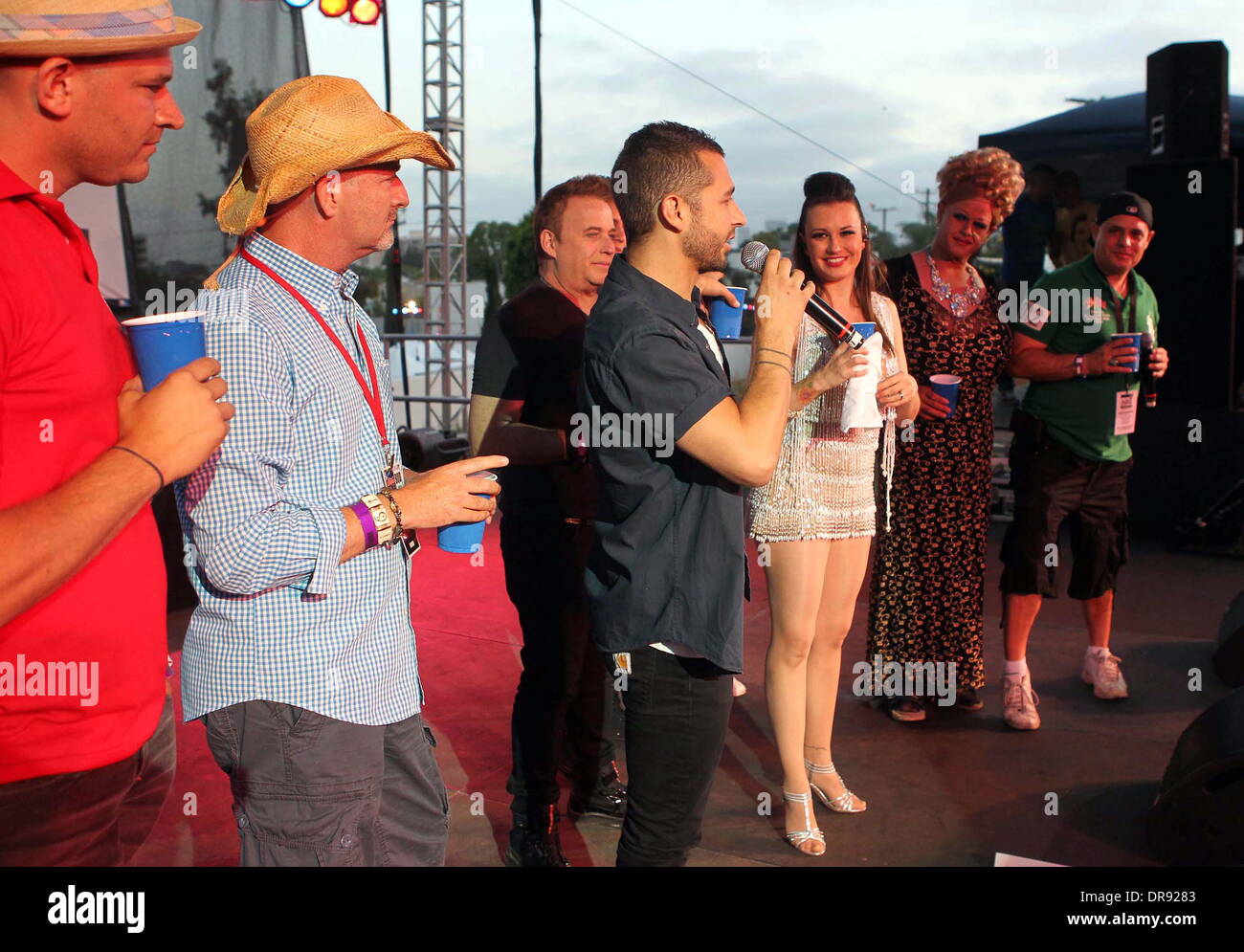 Jeff Consoletti, Rodney Scott, Maria Jose LA Pride 2012 in West ...