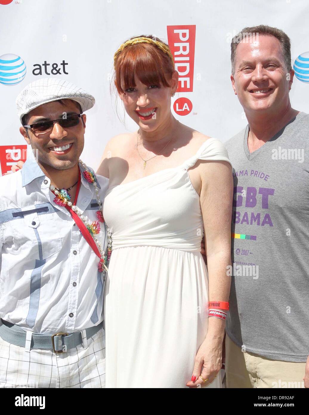 Molly Ringwald WEHO Mayor Jeff Prang LA Pride 2012 in West Hollywood ...
