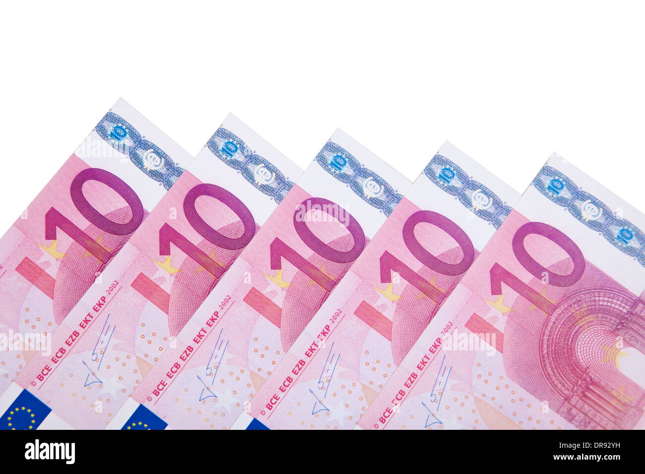 Various euro notes Stock Photo - Alamy
