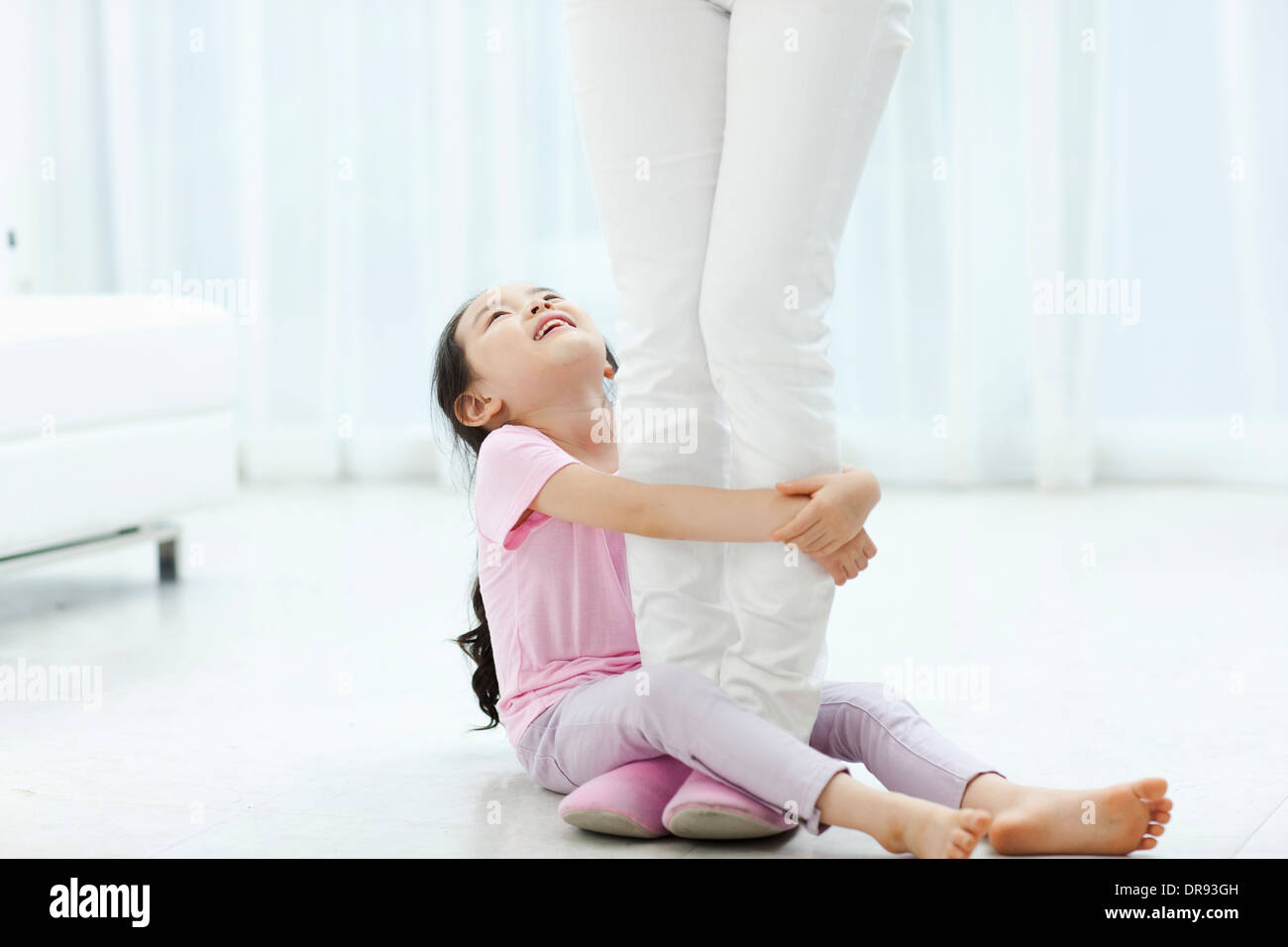 Grabbing Leg High Resolution Stock Photography and Images - Alamy
