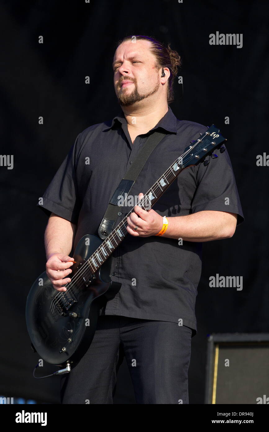 The Rasmus performing at Maxidrom Music Festival Moscow,Russia - 10.06. ...