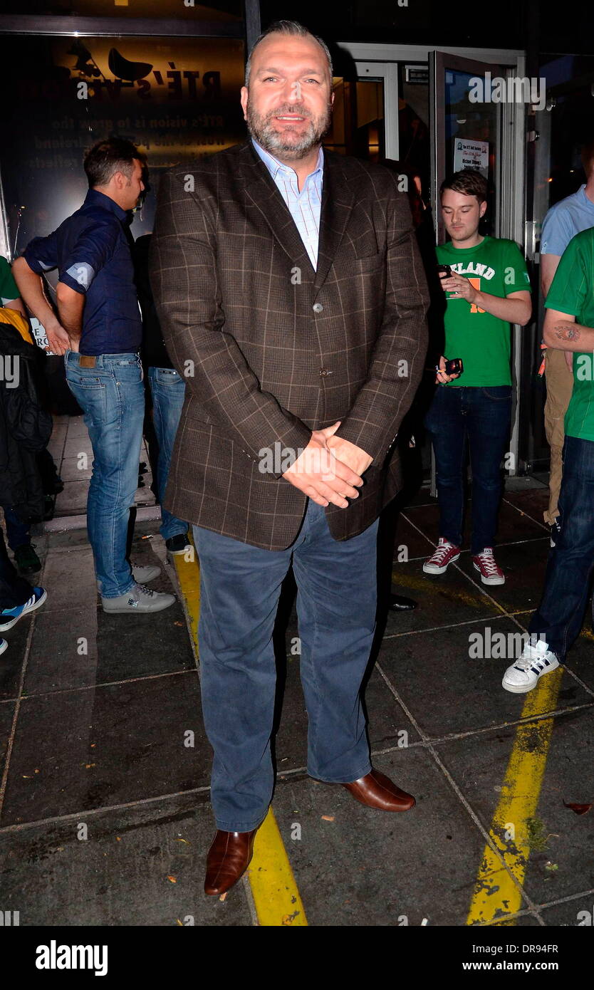Neil 'Razor' Ruddock outside the RTE studios after appearing on 'The ...