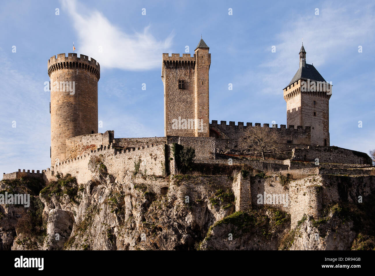 Castle of Foix (Ariège) - France Stock Photo - Alamy