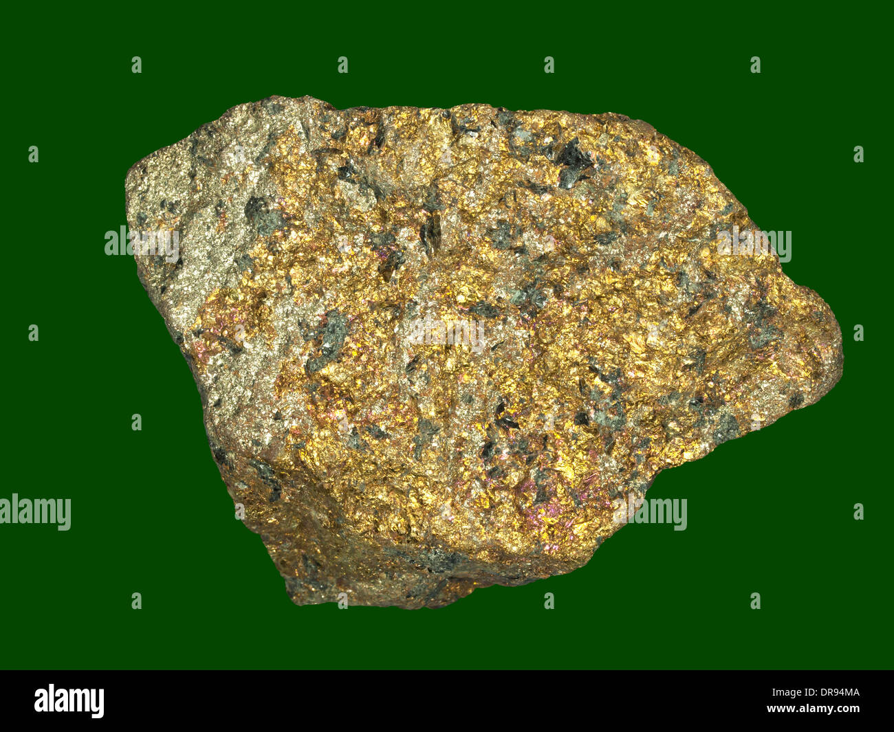 Chalcopyrite ( Copper Iron Pyrites ) CuFeS2 Stock Photo - Alamy