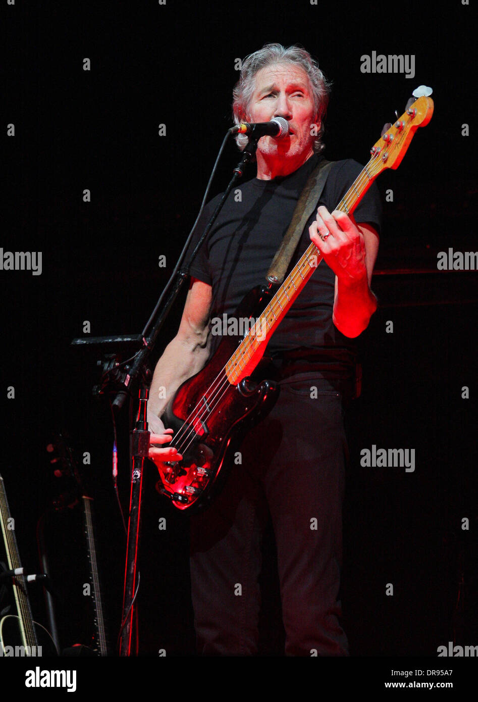 Roger Waters performing 'The Wall Live' at the Bank Atlantic Center ...