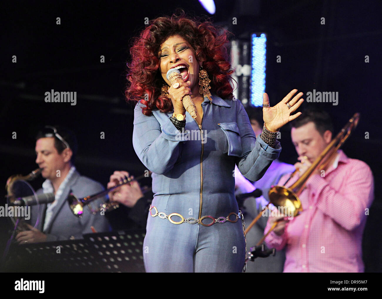 Chaka Khan aka Yvette Marie Stevens Lovebox festival at Victoria Park ...