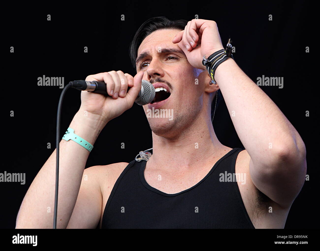 Australian singer Sam Sparro Lovebox festival at Victoria Park - Day 3 ...