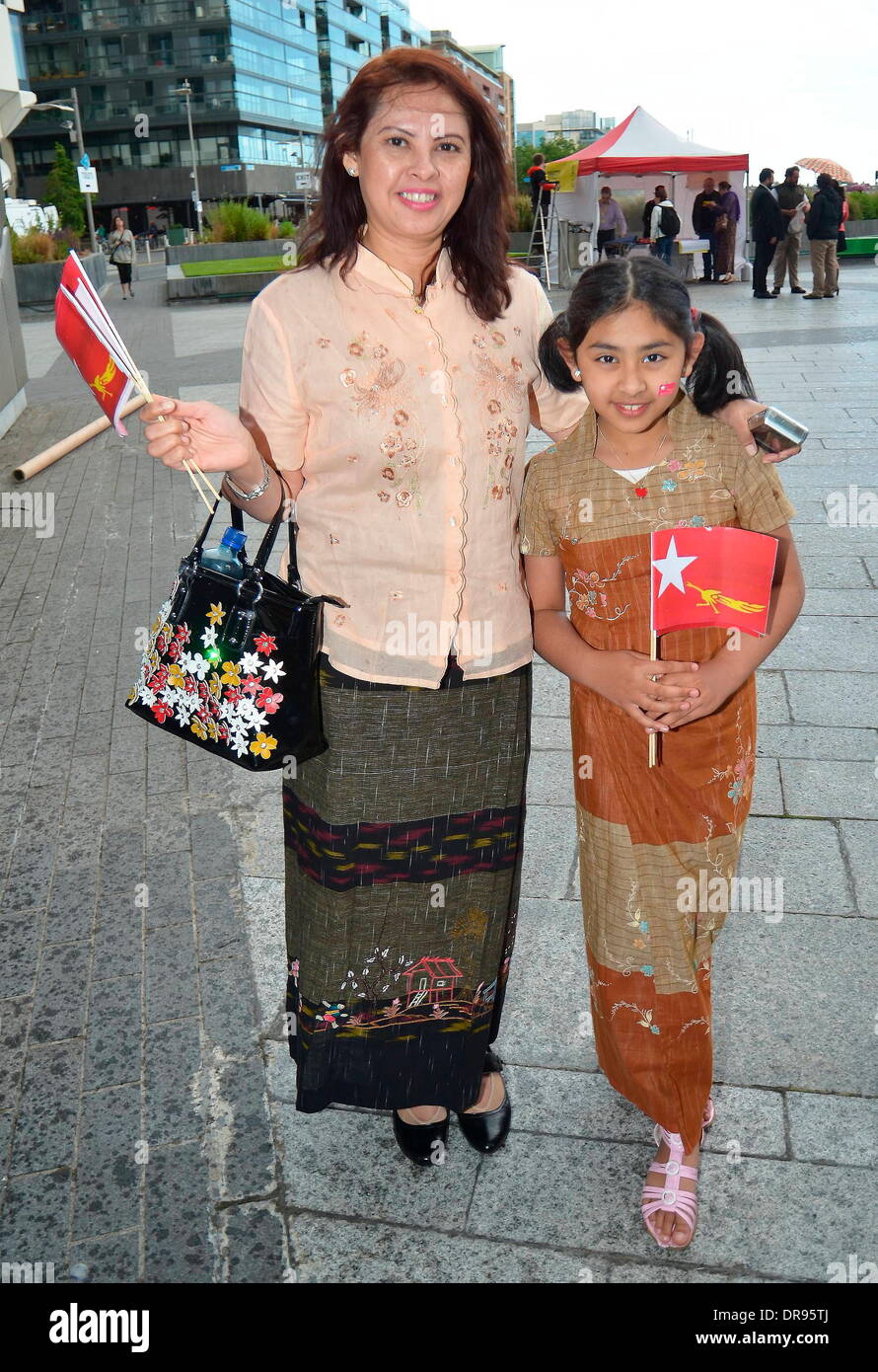 Myal Myal Ayesoe, Sarah Soe Guests honour Aung San Suu Kyi at The Grand ...