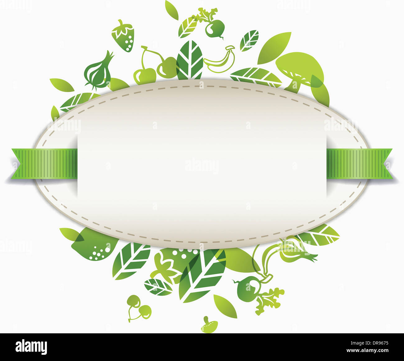 illustration of a name tag that represents green energy Stock Photo - Alamy