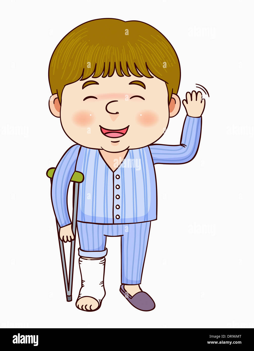 Boy leg cast hi-res stock photography and images - Alamy