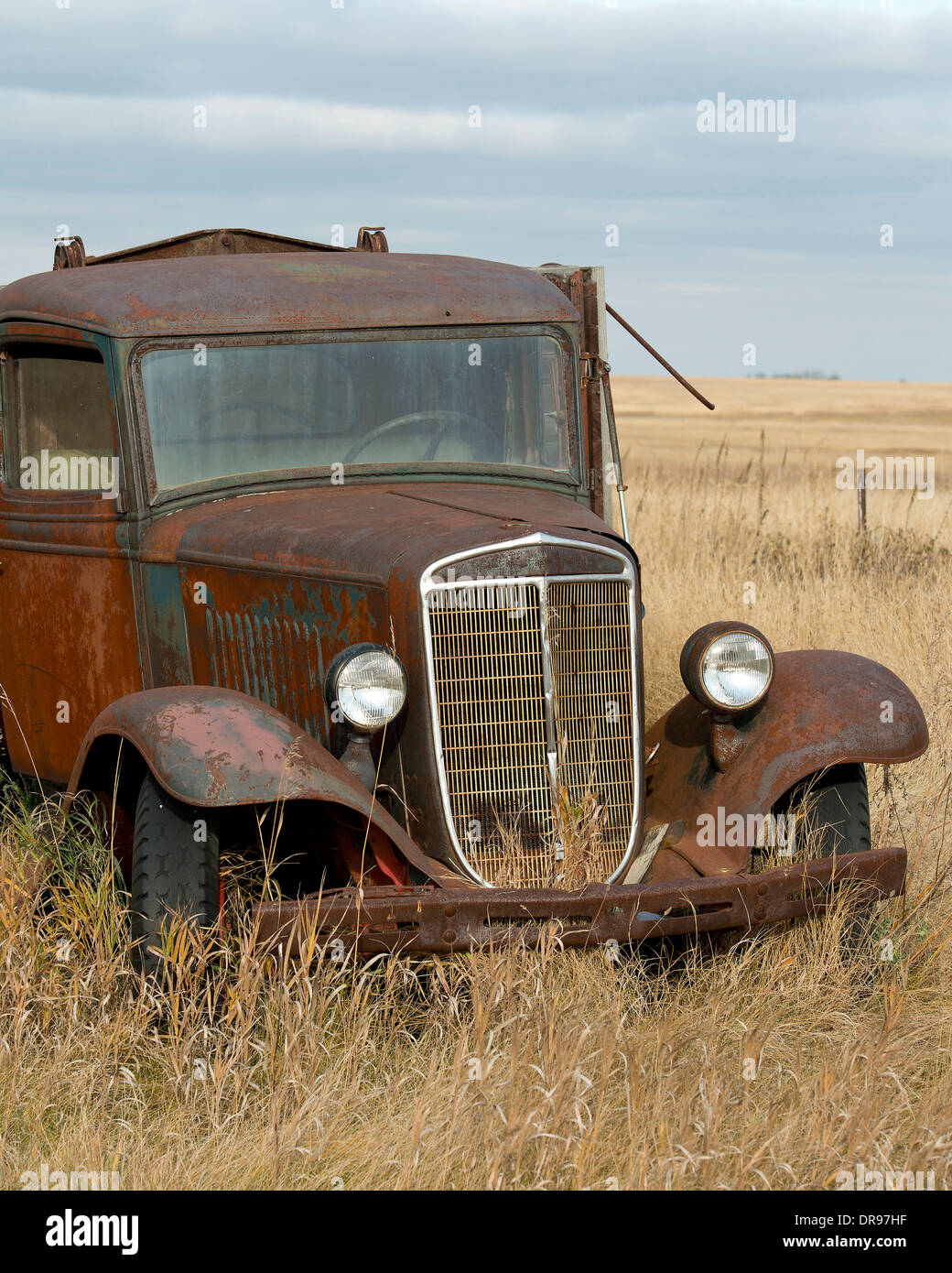 Old Rusty Farm Truck Stock Photo - Alamy