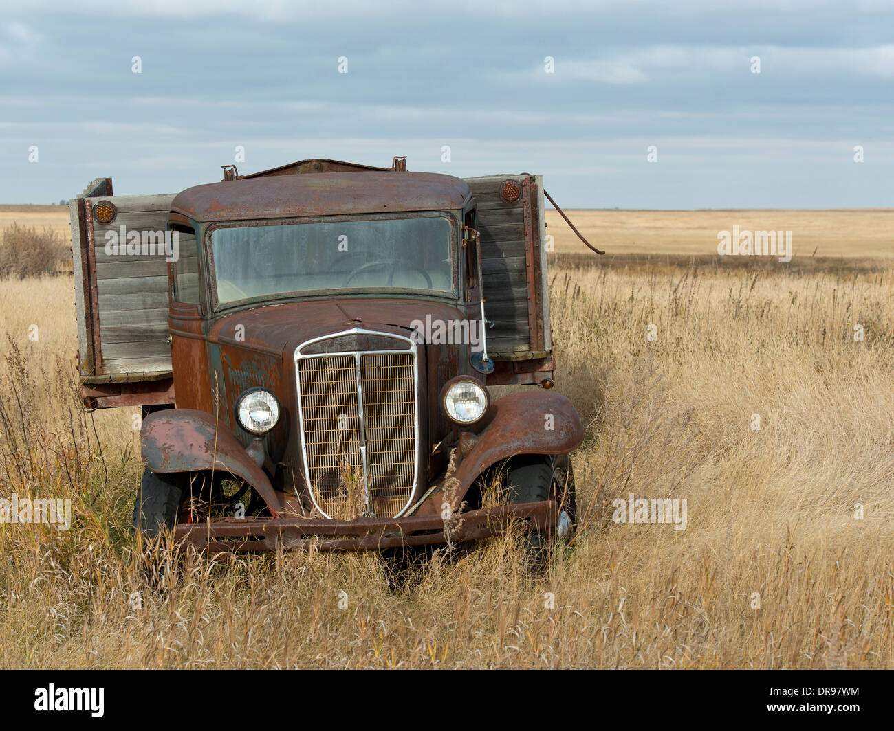 Old Rusty Farm Truck Stock Photo - Alamy