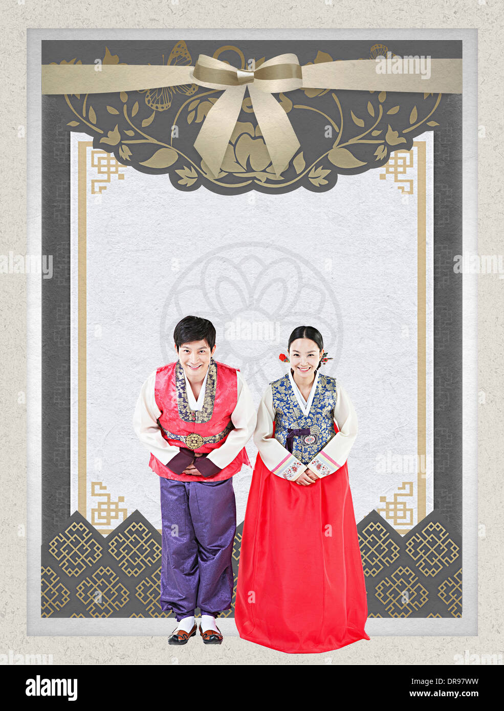 illustration of card design with concept of Chuseok Stock Photo - Alamy