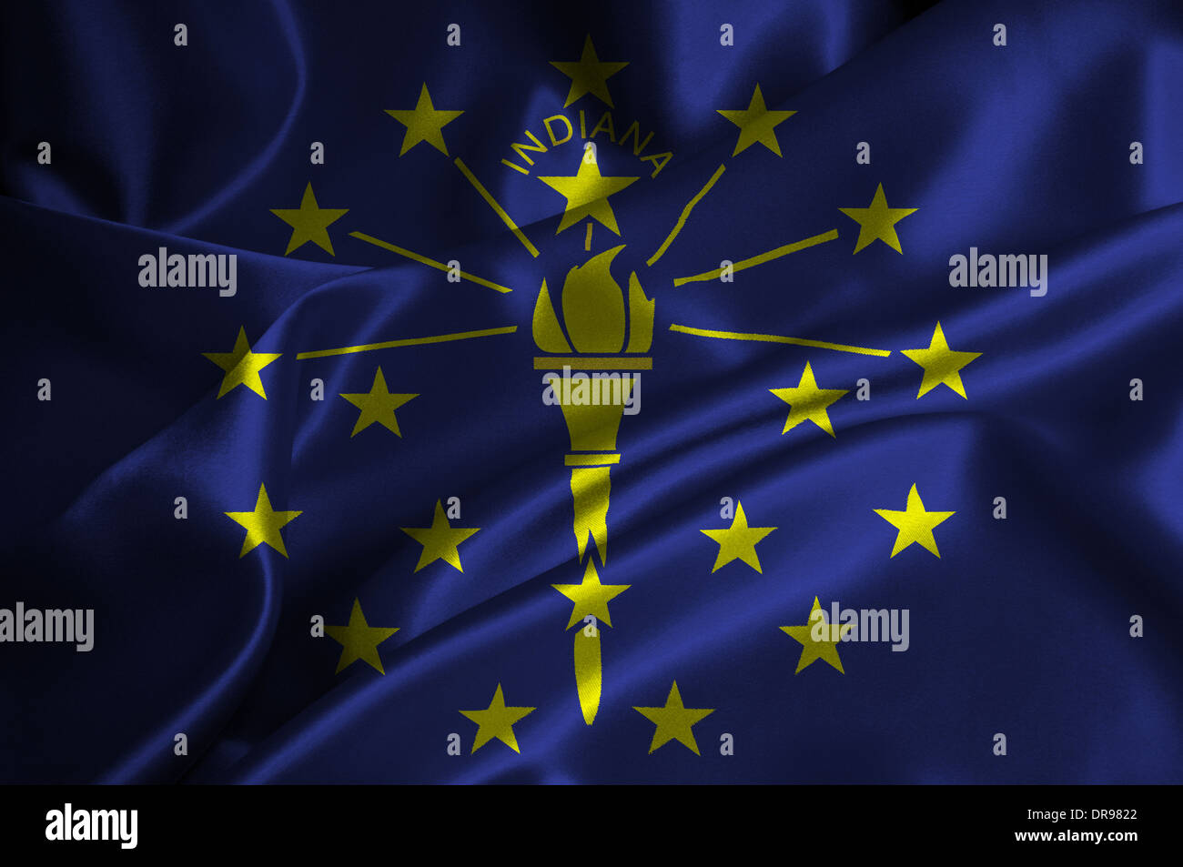 Flag of the indiana hi-res stock photography and images - Alamy