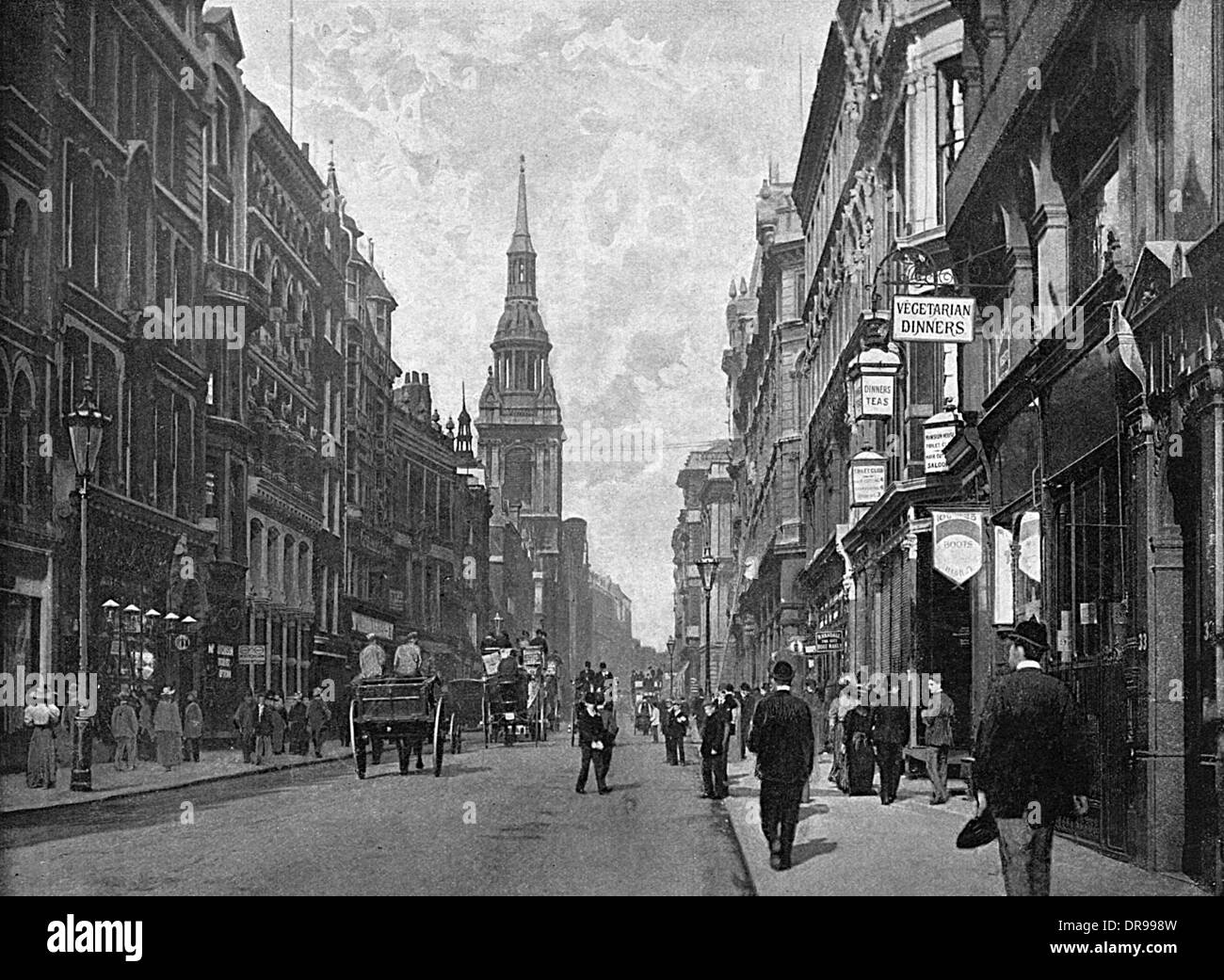 St mary le bow church on cheapside hi-res stock photography and images ...