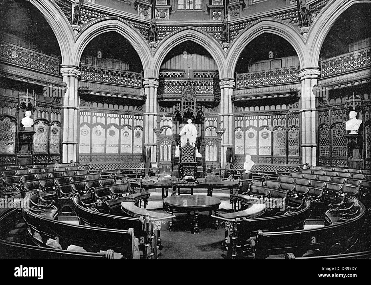 Guildhall Council Chamber Stock Photo - Alamy