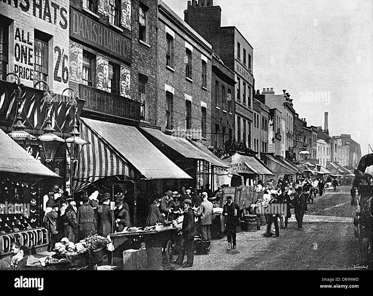 The New Cut, London 1896 Stock Photo - Alamy