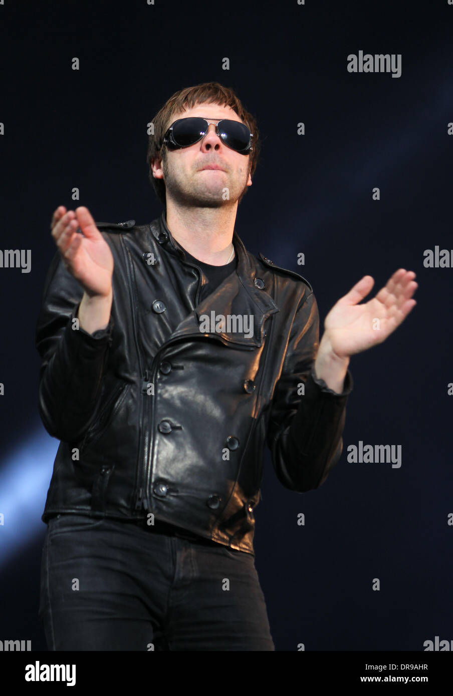 Tom Meighan of Kasabian performing live on stage at BBC Radio 1's ...