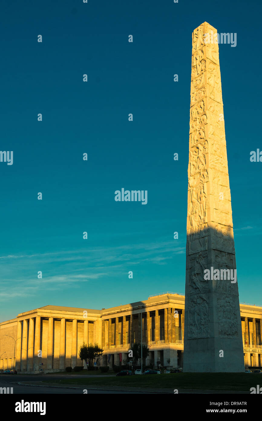 Modern obelisk in outdoors hi-res stock photography and images - Alamy