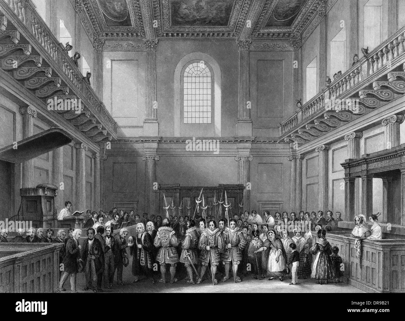 Banqueting house whitehall interior hi-res stock photography and images ...