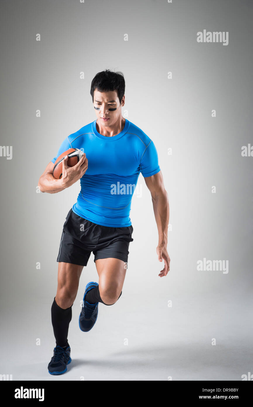 Rugby full length running hi-res stock photography and images - Alamy