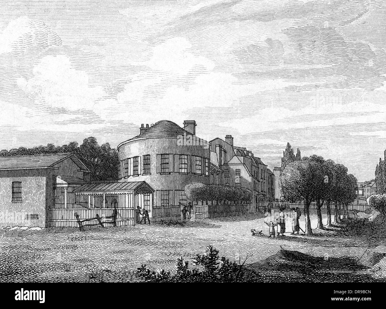 White conduit house Black and White Stock Photos & Images - Alamy