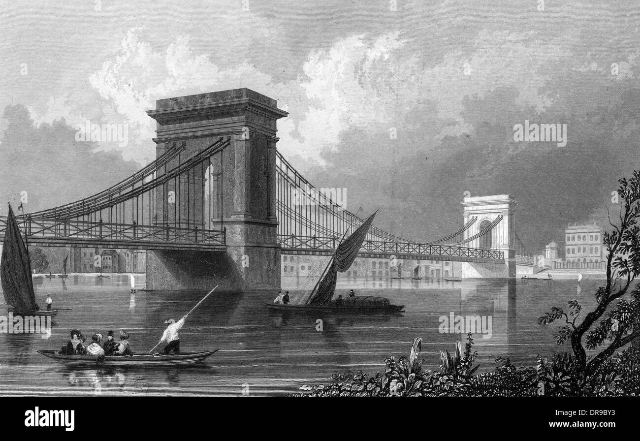 London bridge 1850 Black and White Stock Photos & Images - Alamy