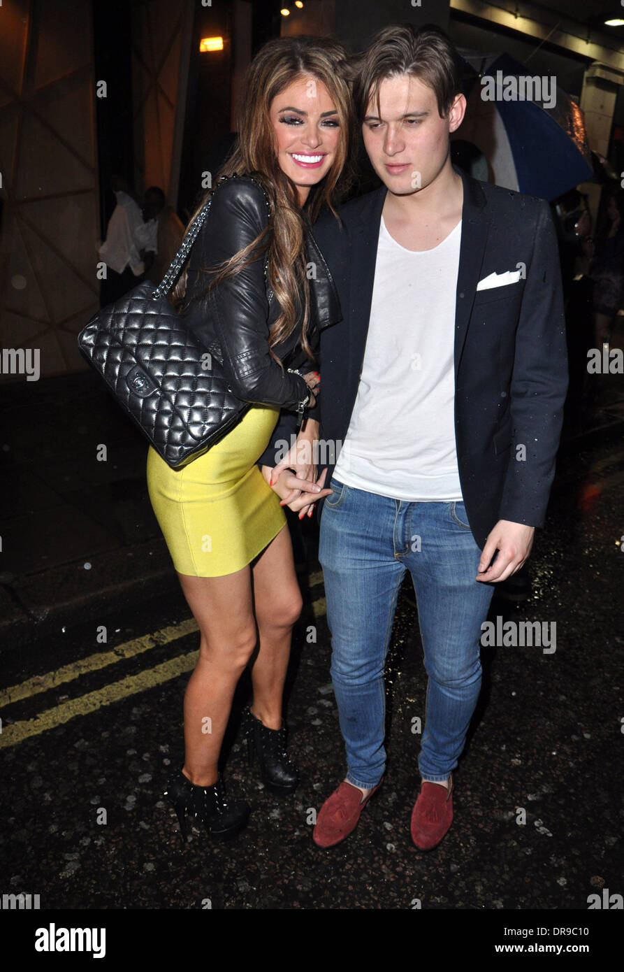 Chloe sims leaving nightclub london hi-res stock photography and images ...