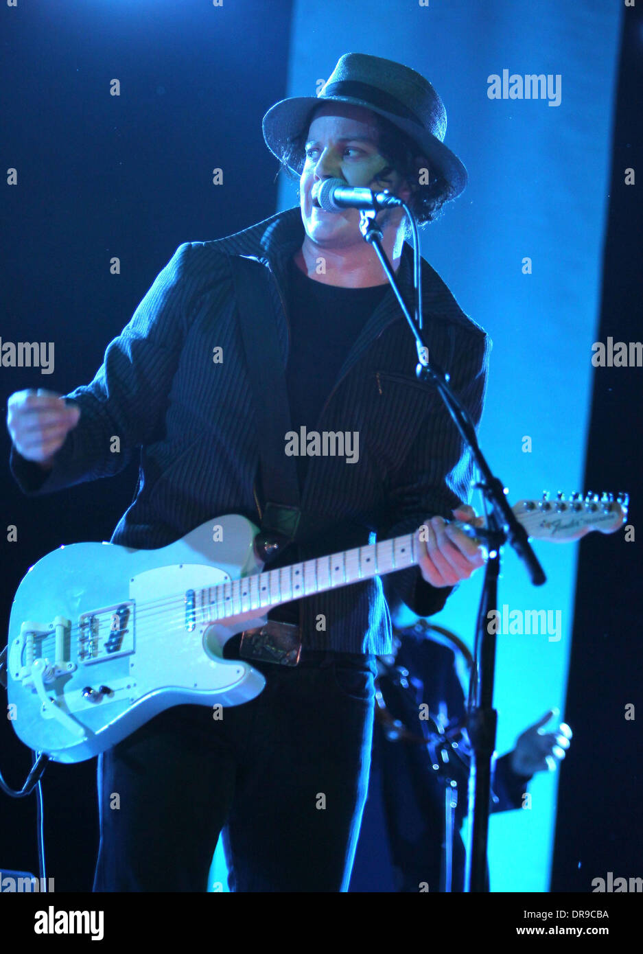 Jack White performing live on stage at BBC Radio 1's Hackney Weekend ...
