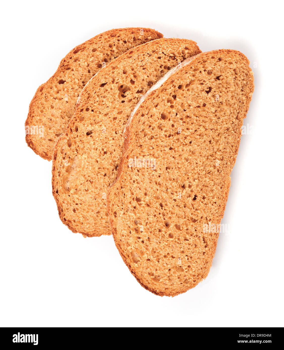 Sliced rye bread isolated on white background Stock Photo - Alamy