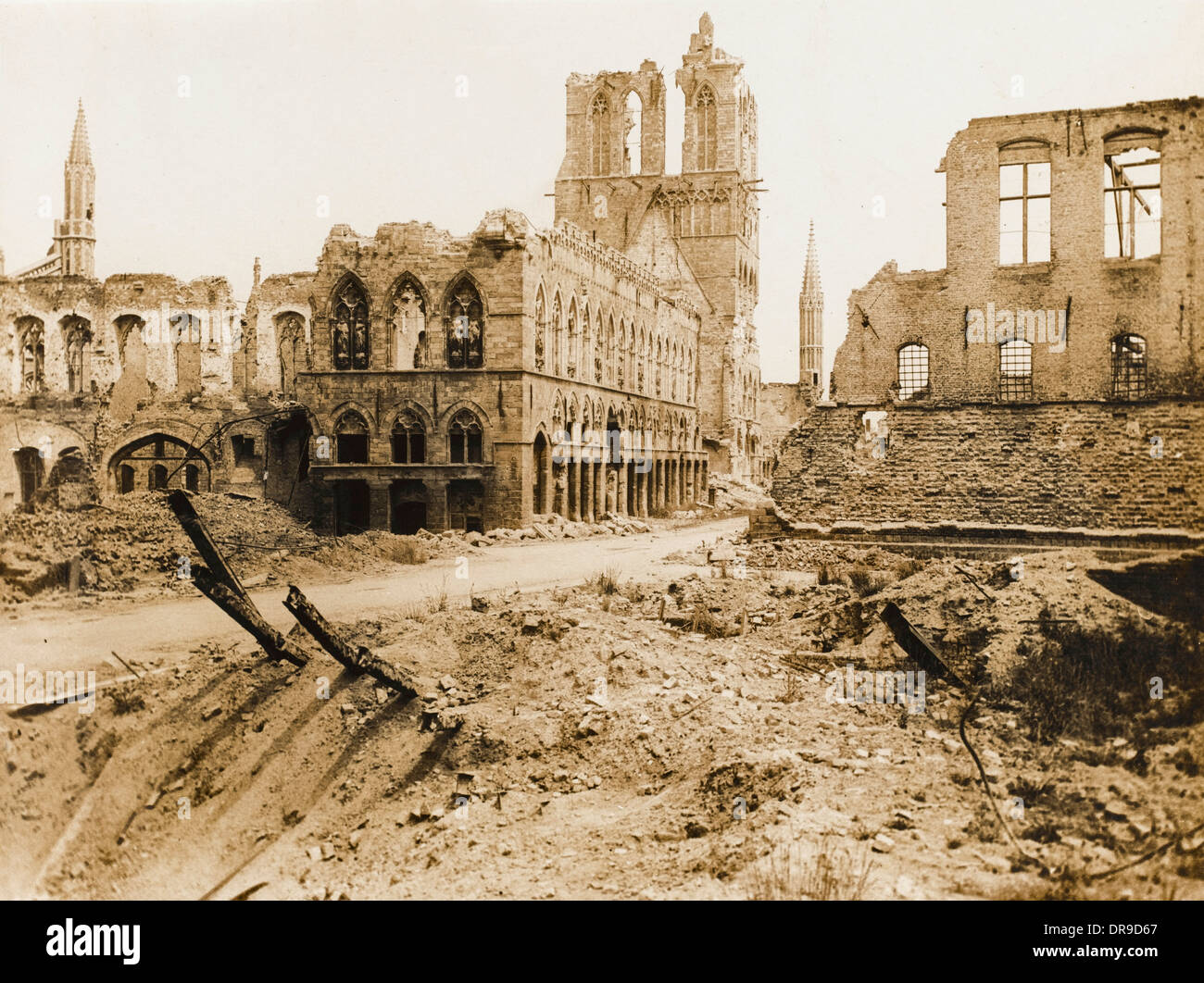 The ruins of ypres hi-res stock photography and images - Alamy